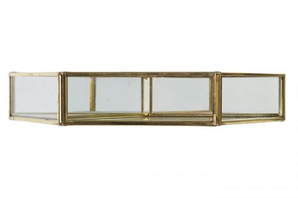 Jewel Box Glass Metal Golden – Contemp Interiors Malta