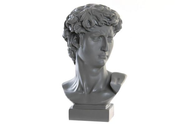 Figure Resin Bust Grey – Contemp Interiors Malta